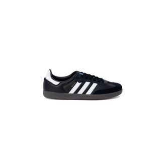 adidas Homme, Chaussures, Noir, Taille: 43 1/3 EU Baskets en cuir noir