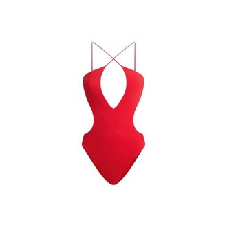 Moschino Damen, Bademode, Rot, LGr&ouml;&szlig;e