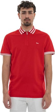 Harmont & Blaine Homme, Tops, Rouge, Taille: 2XL Lrq491 Polo &agrave; Manches Courtes