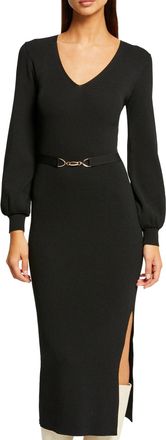 Morgan Damen 232-Rmrosa Robe, Schwarz, Medium