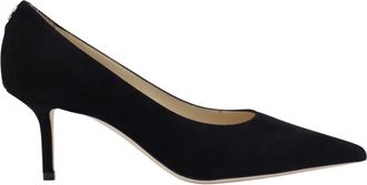 Jimmy Choo London Pumps & High Heels - Suede Pointed Pumps - Gr. 36,5 (EU) - in Schwarz - f&uuml;r Damen