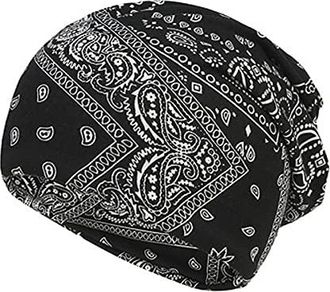 Generic Ensemble chapeau et bavoir &agrave; trois usages pour homme et femme - Casquettes de baseball en noix de cajou, Noir, Taille unique