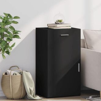 vidaXL Buffet noir 50x42,5x93 cm bois dingénierie - Vidaxl