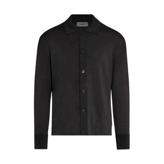 Paolo Pecora Homme, Pulls, Noir, Taille: L Camicia Maglia