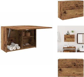 vidaXL Vidaxl - Armoire murale de bain vieux bois 60x25x40 cm bois ding&eacute;nierie - Armoire Murale De Salle De Bain - Armoires Murales De Salle De Bain