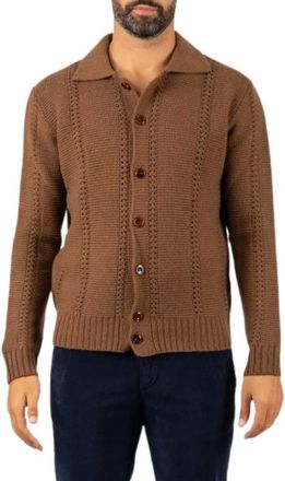 Daniele Fiesoli Raffinata - Homme - Pulls - Brun - Taille: M