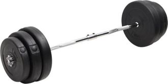 vidaXL vidaXL Curlstange mit Gewichten 90 kg
