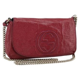 Gucci Sac bandouli&egrave;re vintage Pre-owned en &eacute;mail - Femme - Pre-owned - Rouge - Taille: ONE Size
