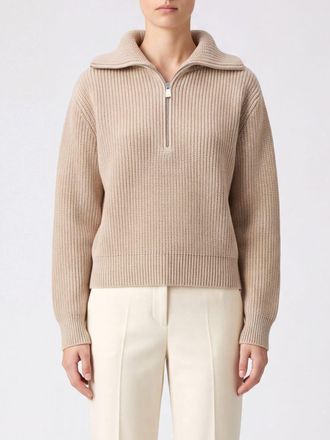 Malo Pull &agrave; col marin et demi-zip en pur cachemire
