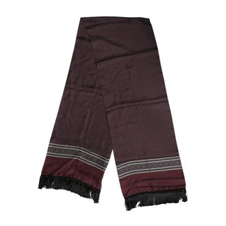 Dolce & Gabbana Eleganter Gepunkteter Skinny Seidenschal - - Accessories - Herren - Braun - ONE SIZE