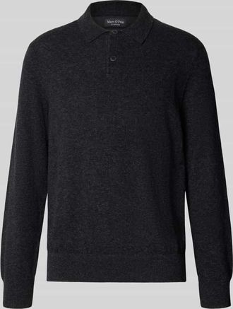 Marc O'Polo Regular Fit Pullover aus Baumwoll-Schurwoll-Mix