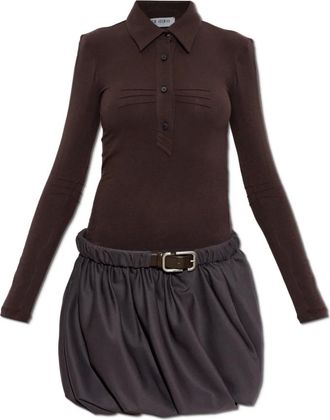 The Attico Damen, Kleider, Braun, 2XSGr&ouml;&szlig;e