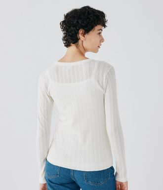 Petit Bateau Damen Ts Mlr TRO Unterw&auml;sche Tag, Milk, M