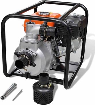 vidaXL Benzin-Wasserpumpe 80 mm Schlauchanschluss 4800 w - Vidaxl