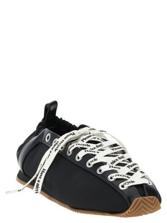Ganni Nylon Sporty Ballet Flat - Black