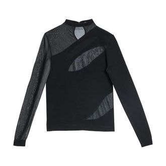 Just Cavalli Maglia See Through - - Knitwear - Damen - Schwarzk - M