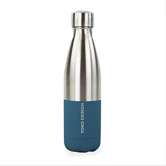 Yoko Design 1708 Thermosflasche, 500 ml, Edelstahl, 26,5 cm, Entenblau