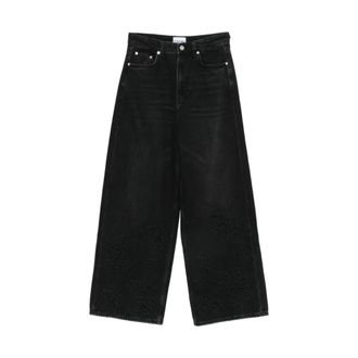 Ganni Damen, Jeans, Schwarzk, W29Gr&ouml;&szlig;e