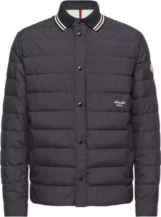 Moncler Dorvath Daunen-Hemdjacke - - Jackets - Herren - Blau - 2XL