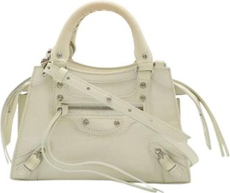 Balenciaga Pre-owned Neo Classic City Leather Mini 2way Bag - Femme - Pre-owned - Beige - Taille: ONE Size