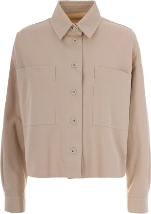 Max Mara Femme, Vestes, Beige, Taille: 38 FR Surchemise Style Chemise