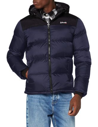 Schott NYC Unisex Utah2 Jacke, Navy, L