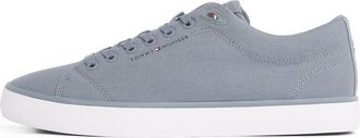 Tommy Hilfiger Herren Vulcanized Sneaker Core Canvas Low Top, Grau (Overcast Grey), 40