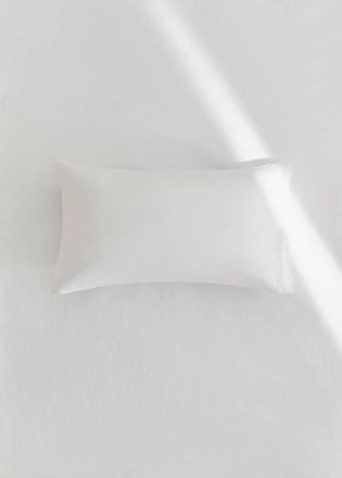 Mango Taie doreiller berceau percale garment-washed 30 x 50 cm blanc - Home - 30x50cm - MANGO HOME