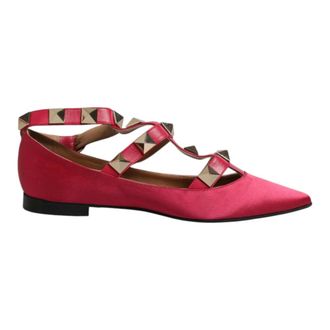 Prosperine Femme, Chaussures, Rouge, Taille: 39 EU Rouge Or Studded Ballerines Chaussures