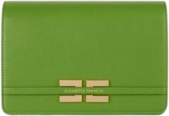 Elisabetta Franchi Femme, Sacs, Vert, Taille: ONE Size Sac bandouli&egrave;re