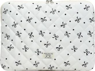 Generic Sac &agrave; manches dordinateur portable Flower Note de carnet de couverture de couverture de couvercle de tablette damortisseur (noir L)