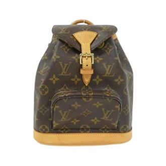 Louis Vuitton Pre-owned Montsouris Rucksack - - Pre-owned - Damen - Braun - ONE SIZE