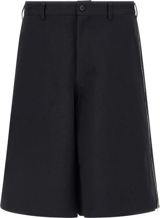 Comme Des Gar&ccedil;ons Homme, Shorts, Bleu, Taille: L Herringbone Side-Zip Shorts