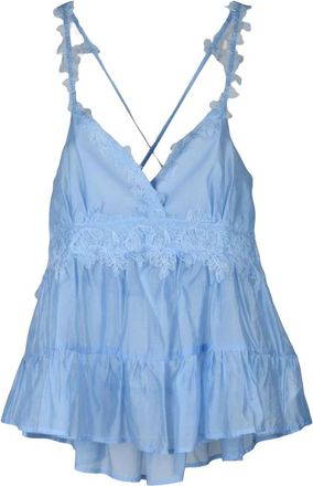 Ermanno Scervino Femme, Tops, Bleu, Taille: 36 FR Firenze Top