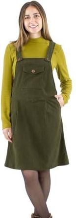 Coline Robe Courte uni Haut Salopette - Couleur : Kaki - Taille : M