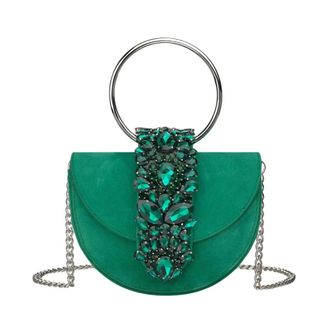 Alma En Pena Halbmond Juwelenbeutel - - Bags - Damen - Gr&uuml;n - ONE SIZE
