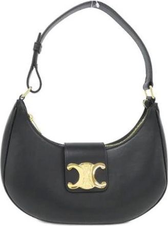 Celine Pre-owned Medium Ava Calf Shoulder Bag - Femme - Pre-owned - Noir - Taille: ONE Size