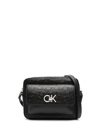 Calvin Klein sac &agrave; bandouli&egrave;re &agrave; logo - Noir