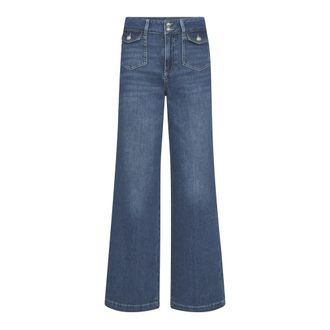 Mos Mosh Wide Jeans - - Jeans - Damen - Blau - W28