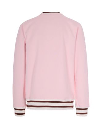 Dr&ocirc;le de Monsieur Mens Sweatshirt Slogan Sport Light Pink Cotton Sweatshirts Sweater