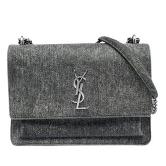 Saint Laurent Pre-owned The Sunset Shoulder Bag - Femme - Pre-owned - Gris - Taille: ONE Size