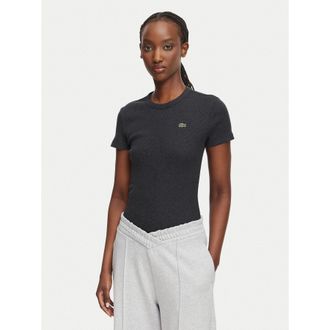 Lacoste T-Shirt TF5538 Grau Regular Fit