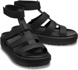 Crocs Brooklyn Luxe Gladiator, noir/noir, 36 EU