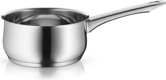 WMF Diadem Plus Stielkasserolle 16cm ohne Deckel, Kochtopf klein 1,5l, Milchtopf Induktion, Cromargan Edelstahl poliert, unbeschichtet