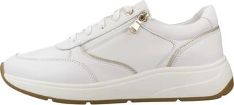 Geox Femme, Chaussures, Blanc, Taille: 39 EU Baskets D Cristael