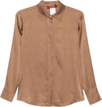 Max Mara Max Mara Studio Hemden - - Blouses & Shirts - Damen - Braun - M