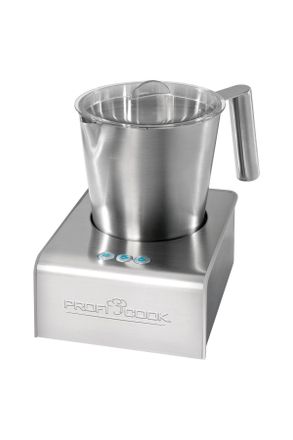 Bomann Milchsch&auml;umer, Edelstahl, Metall, 17x13x15 cm, abgedecktes Heizelement, beleuchtetes Bedienfeld, automatische Abschaltung, verschiedene Temperaturstuf