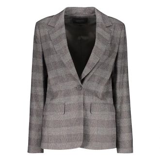 Lorena Antoniazzi Wollblazer mit Reverskragen- stilvolles Design - - Jackets - Damen - Grau - S