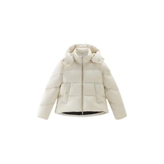 Woolrich Short Alsea Daunenjacke - - Jackets - Damen - Beige - XS