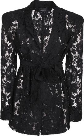 Federica Tosi Femme, Vestes, Noir, Taille: 34 FR Blazers